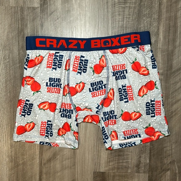 Crazy Boxer | Underwear & Socks | Bud Light Strawberry Seltzer Crazy ...